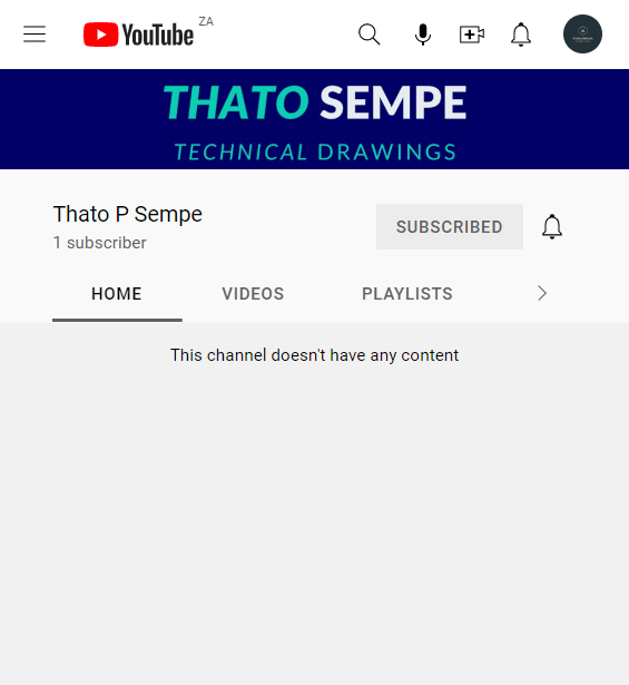 Thato Sempe - Technical Drawings Tutorials